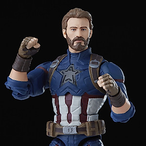 Marvel Hasbro Avengers Infinity Hasbro Legends Series, 15 cm Captain America Action Figure, Premium Design, Includes 5 Accessories, Multi-Colour, F01855L0