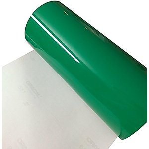 12" x 10 ft Roll of Glossy Oracal 651 Green Adhesive-Backed Vinyl for Craft Cutters, Punches and Vinyl Sign Cutters by VinylXSticker