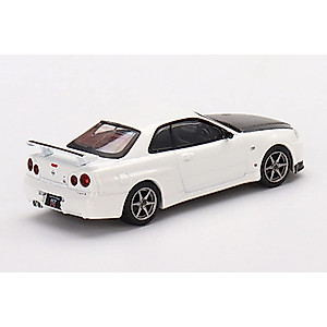 MINI GT 1/64 Nissan Skyline GT-R R34 V-Spec II N1 White (Right Handle) Finished Product