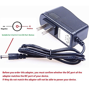 NOYITO 4.2V 1A Power Adapter Li-ion Battery Charger with LED Indicator 5.5 x 2.5 2.1mm Interface Suitable for 3.7V 4.2V 1-String Lithium Battery Pack