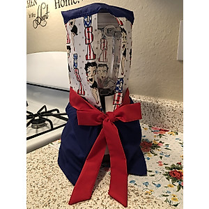 Blender Cover for OSTER. Kitchen design: Betty Boop- Dress for blender-Ribbons to make your own adjustable bow.
