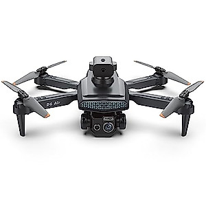 Drone Rc Quadcopter With 4k Hd Fpv Camera Three Lens Wifi Remote Control Aerial Drone Multirotors Circle Fly Altitude Hold Headless Mode Start Speed Gifts Toys…