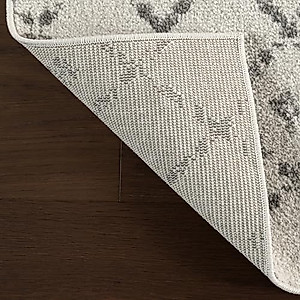 nuLOOM 3x5 Moroccan Blythe Area Rug, Grey, Faded Bohemian Design, Stain Resistant, For Bedroom, Dining Room, Living Room, Hallway, Office, Kitchen, Entryway