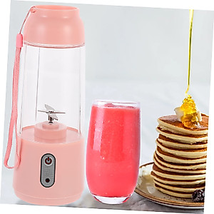 Holibanna 1 Set multifunctional juicer cup individual juicer cup blender shake mixer mini blender USB orange juicer maker travel Stainless steel portable machine