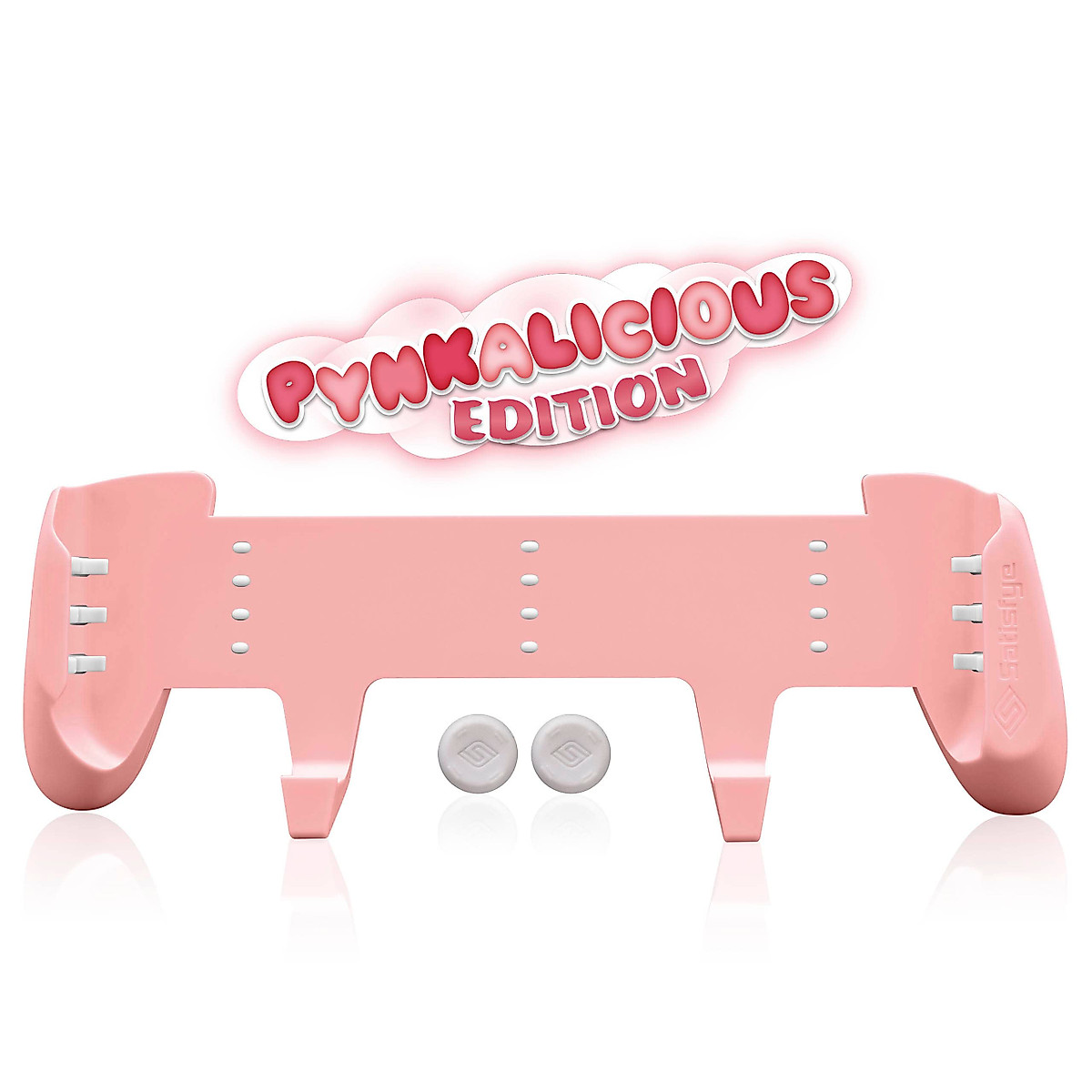 Satisfye - ZenGrip Pro Gen 3 OLED, a Switch Grip Compatible with Nintendo Switch - Comfortable & Ergonomic Grip, Joy Con & Switch Control. #1 Switch Accessories Designed for Gamers (Pink)
