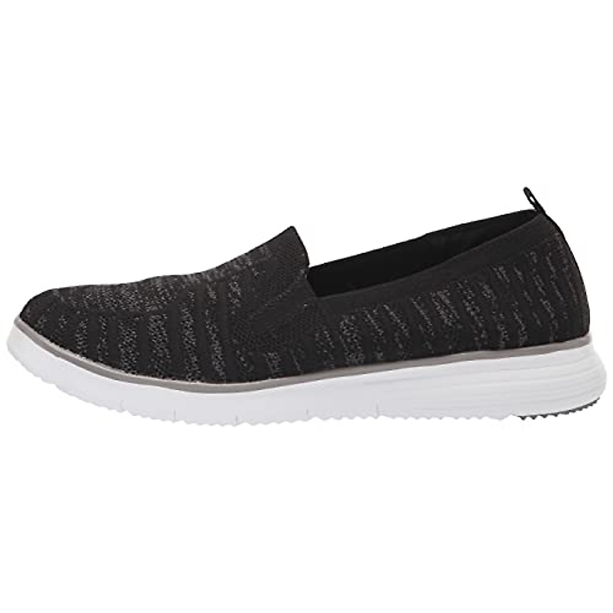 Propét Travel Fit Slip-On Black/Charcoal 9 X (2E)
