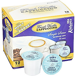 Kahan's Parve French Vanilla Cappuccino Single Serve Beverage Cups 12/Box