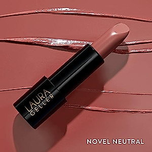 LAURA GELLER NEW YORK Modern Classic Lipstick - Novel Neutral - Ultra-Rich Color - Luxurious and Lightweight - Cream Finish