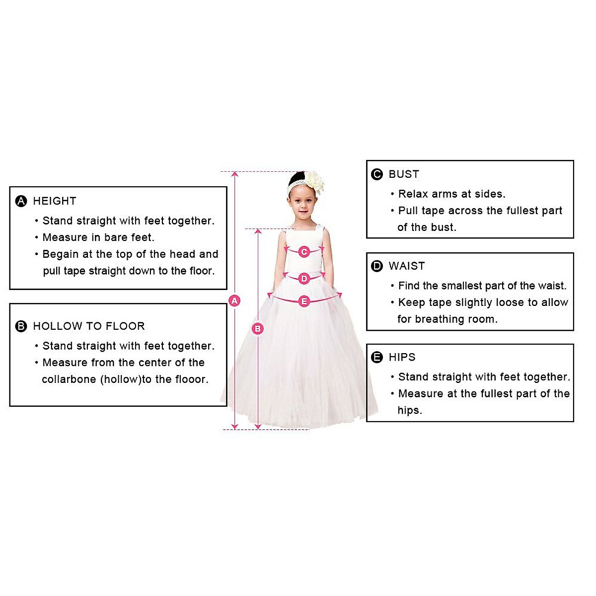 WDE Formal Little Girls Long Pageant Dresses Prom Ball Gown Gold Lace Tulle(12,Hot Pink)