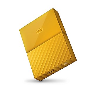 WD 2TB Yellow My Passport Portable External Hard Drive - USB 3.0 - WDBYFT0020BYL-WESN