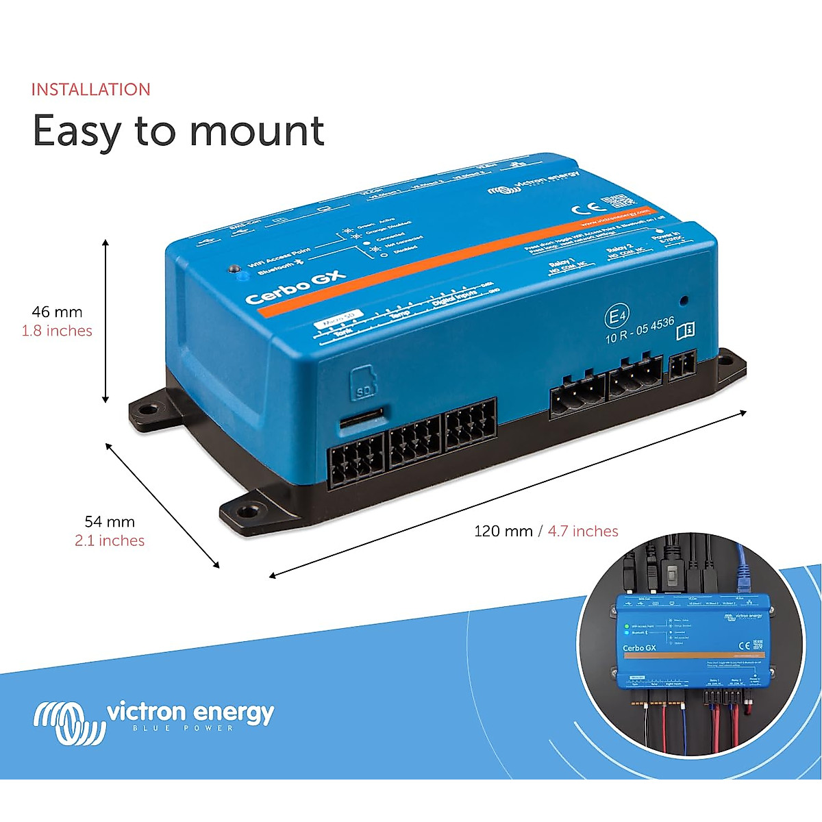 Victron Energy Cerbo GX for System Monitoring and Control