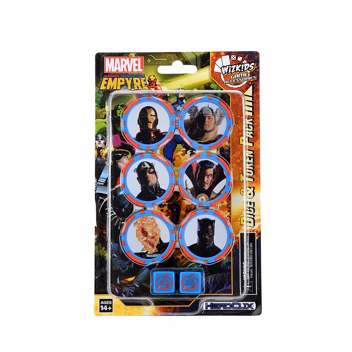 Marvel HeroClix: Avengers Fantastic Four Empyre Dice & Token Pack