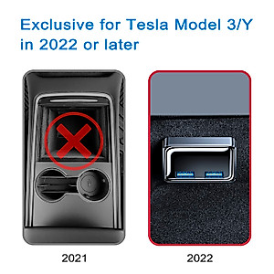 2021 2022 2023 Glove Box USB Hub for Tesla Model Y Model 3,3-in-1 Tesla USB Hub Glove Box Dash Cam Flash Drive Docking Station for Charging Data Transferring Games Music Model Y Model 3 Accessories