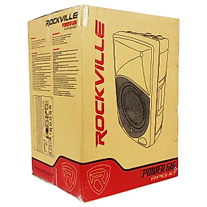 Rockville Pair Power Gig RPG10 10" Powered Active 1200 Watt 2-Way DJ PA Speakers