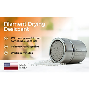 Filament Drying Desiccant (5 Pack) by Slice Engineering | 10X More Powerful Than Silica Gel | Infinitely Rechargeable | Prevent Wet Filament | Fits Perfectly Inside Spools | Made in The USA