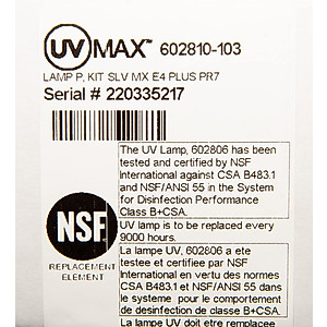 VIQUA 602810-103 Lamp and Sleeve Bundle for VIQUA E4 system