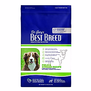 Best Breed Dr. Gary's Field & Stream Recipe, Slow-Cooked in USA, Natural Dry Dog Food for All Breeds and Sizes, 26lbs.