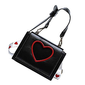 TENDYCOCO Simple Tote Bag Adjustable Bag Fashionable Trendy Universal Bag Black