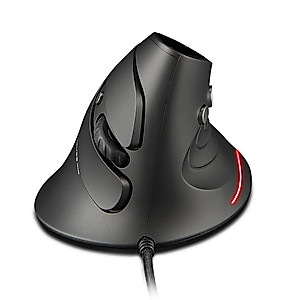 zelotes Computer Mouse for Laptop,3200DPI Ergonomic Mouse,6 Buttons USB Vertical Wired Mouse,Optical Laptop Mouse,Corded Mouse for PC,Mac