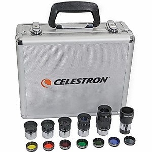 Celestron Nexstar 6SE Computerized Telescope Bundle with Telescope Eyepiece/Filter Accessory Kit (2 Items)
