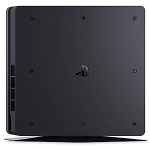 Sony Console PlayStation 4-2TB SSD Slim Edition Jet Black - with 1 DualShock Wireless Controller - PlayStation Enhanced with 2TB Solid State Drive
