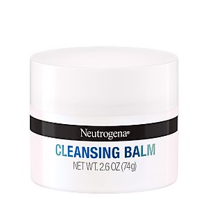 Neutrogena Makeup Melting Cleansing Balm, Face Cleansing Balm to Gently Melt Away Dirt, Oil, Makeup & Waterproof Mascara Leaving Skin Soft & Conditioned, Fragrance- & Paraben-Free, 2.6 oz