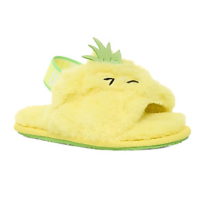 UGG Kids T Fluff Yeah Pineapple STUFFIE Slipper, 10 US Unisex Toddler