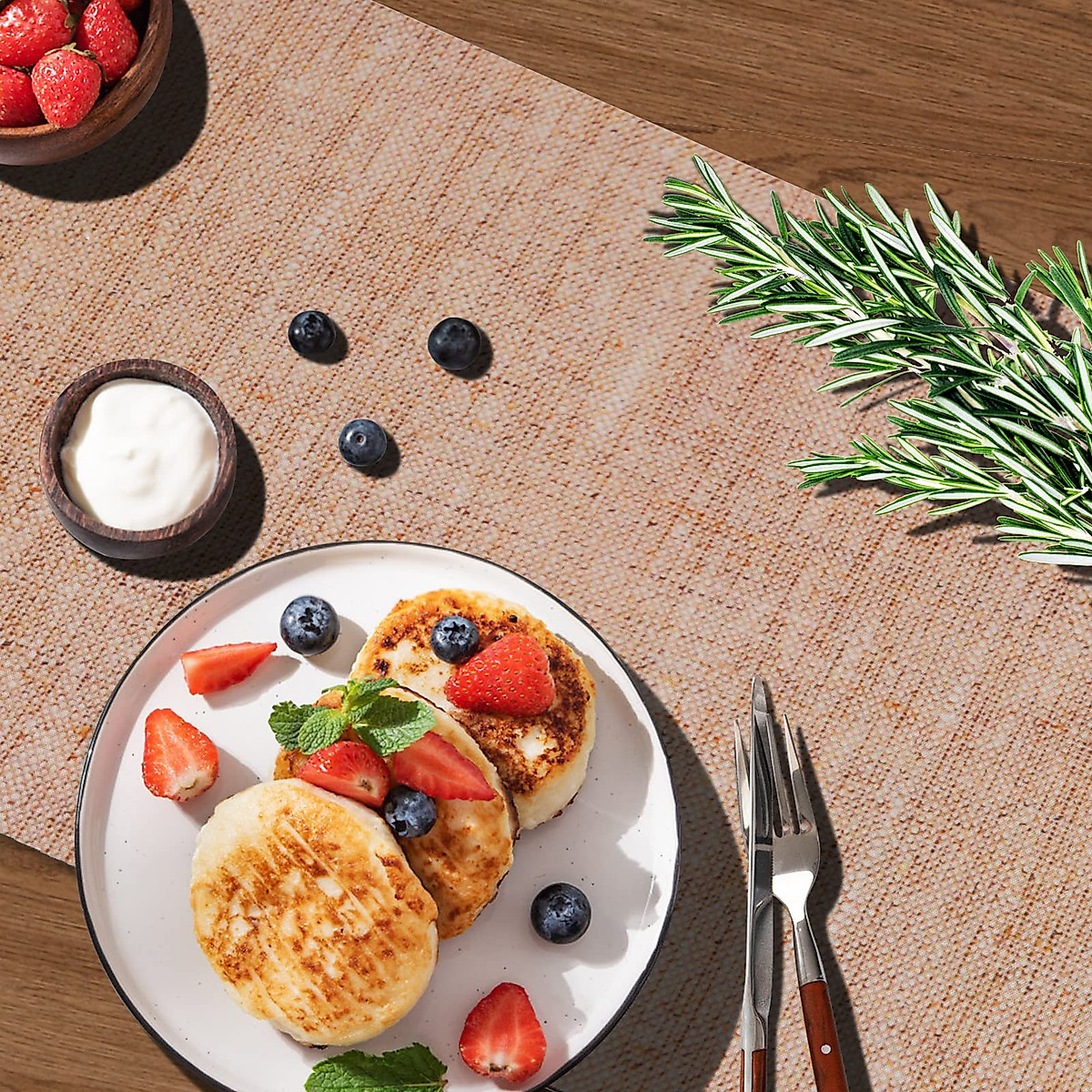 Trivet Table Runner Hot Plates Mat 12 X 40 Inch Heat Resistant Table Protector Waterproof Decorative Farmhouse Kitchen Trivets Counter Heat Proof Placemats for Hot Dishes (Light Line)