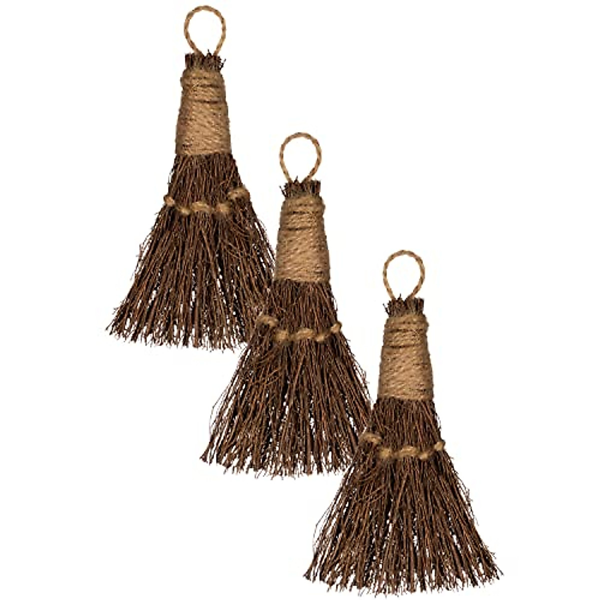 Cinnamon Broom 6" - Cinnamon Broomstick Scented 3 Pack -Mini Broom - Witches Broom Decor for Halloween - Cinnamon Broomstick - Mini Broomstick