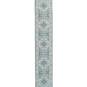 Runner Rug for Hallways Kitchen 2x10,Non Slip Washable Vintage Farmhouse Distressed Laundry Rug Runner with Rubber Backing Shaggy Soft Carpet Runner for Hallways,Entryway,Kitchen,Bedroom,Bathroom