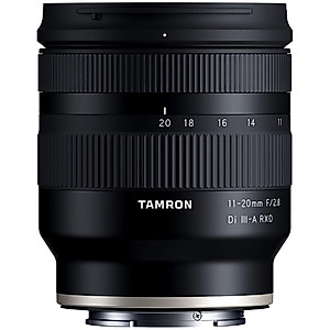 TAMRON B060 11-20mm F/2.8 Di III-A RXD Lens for Sony E-Mount (APS-C) Black Wide Angle