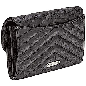 Rebecca Minkoff womens Edie on Chain Wallet, Black, One Size US