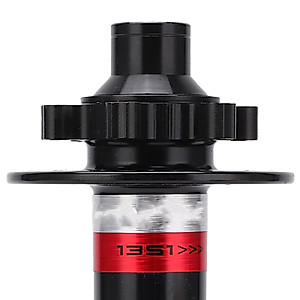 Mountain Bike Rear Hub, CNC 48x12mm Disc Brake Hubs Wear Resistant Aluminum Alloy for Mountain