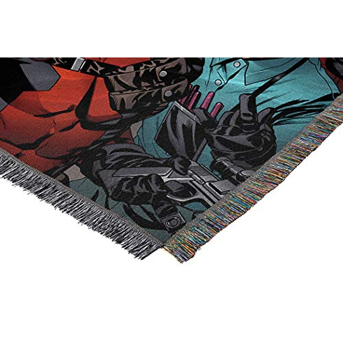 Marvel's Deadpool, "We Are All Here" Woven Tapestry Throw Blanket, 48" x 60", Multi Color