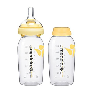Medela Calma Feeding Set, Includes 2 - 8 Ounce Bottles, Made Without BPA