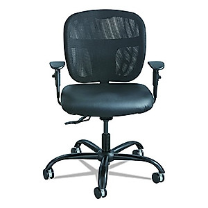 Safco Products Vue Intensive-Use Task Chair, Black, mid-back (3397BL)