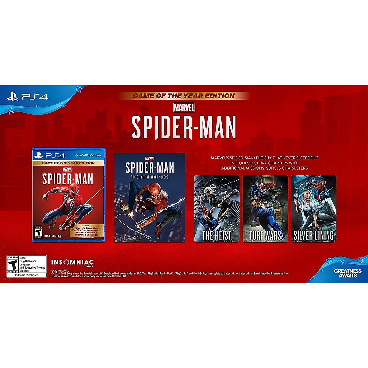 Holiday Ultimate Bundle Playstation 4 1TB Slim- Jet Black (Renewed)