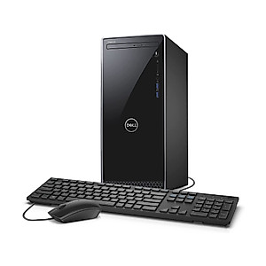 Dell Inspiron 3671 Desktop Gaming Desktop, Intel Core i7-9700 Processor, 32GB DDR4 RAM, 1TB PCIe SSD + 1TB HDD, WiFi, Bluetooth, DVDRW, HDMI, VGA, Windows 11 Pro, Black