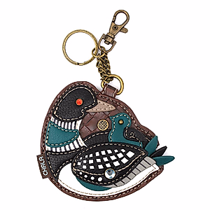 CHALA Bird Collection Women's Decorative Key Fob/Coin Purse Accessory - Loon Bird