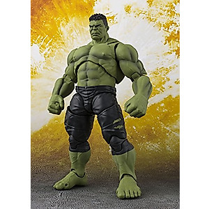 TAMASHII NATIONS S.H.Figuarts Hulk (Avengers: Infinity War) "Avengers: Infinity War" Action Figure, White