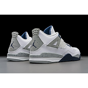 Jordan Preschool Air 4 Retro PS BQ7669 140 Midnight Navy - Size 11.5C