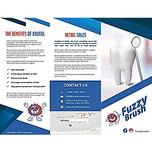 Fuzzy Brush Chew Able Toothbrush, 10 Ounce (Pack of 10)