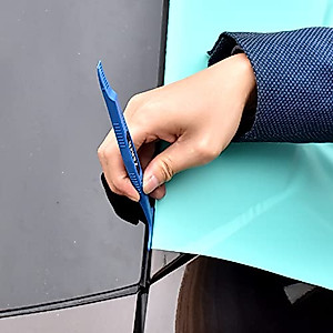 Zanch Vinyl Wrap Tools 3 in 1 Magnetic Micro Stick Squeegee Vinyl Wrap Tool Kit Corner Squeegee Curves Slot Tint Tool Car Wrap Kit for Car Wrapping,Vinyl Wraps Application,Tucking Tools,Window Tinting