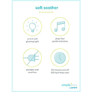 Simple Joys by Carter's Soft Soother, Panda, One Size