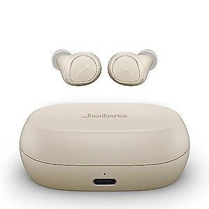 Jabra Elite 7 Pro in Ear Bluetooth Earbuds - Adjustable Active Noise Cancellation True Wireless Buds in a Compact Design MultiSensor Voice Technology for Clear Calls - Gold Beige