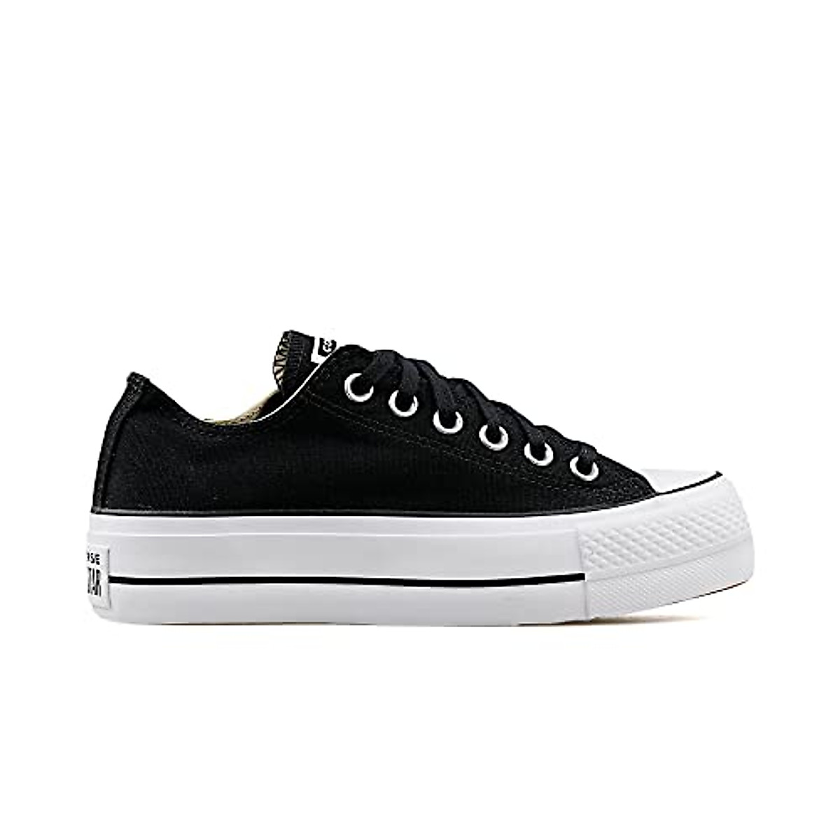 Converse Women's Chuck Taylor All Star Lift Sneakers, Black/White/White, 9 Medium US