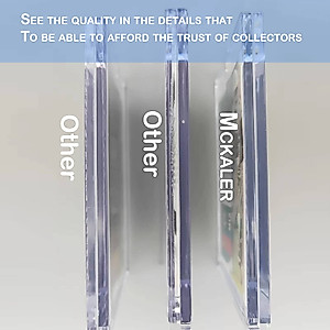 25 Pack One Touch Magnetic Card Holder 35PT,Protective Sleeves for Trading Card, Trading Card Holder Fit for Baseball Card, Sports Cards(25PC-SSR)