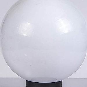 CZLZY Creative IP55 Waterproof Outdoor Globe Landscape Column Light Ball Post Lights E27 Street Light Aluminum Acrylic Pillar Table Lamp Courtyard Porch Gate Lawn Lighting