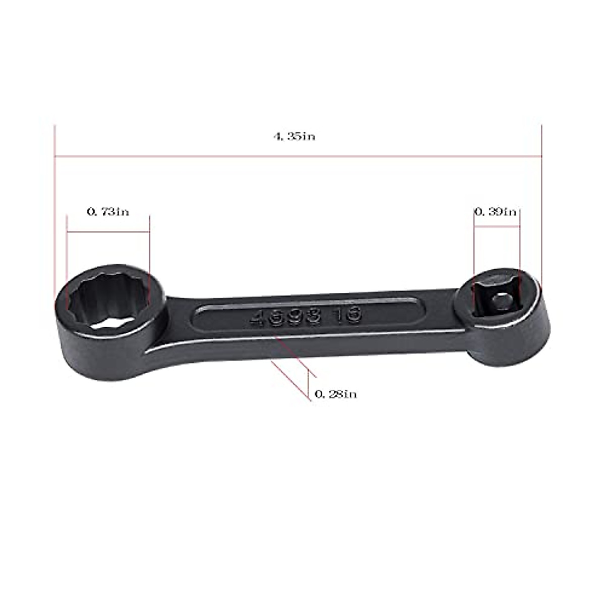 Camoo Offset 16mm Engine Mount Socket Wrench For Mercedes Benz W220, W210, W203, W221, W211, W204.