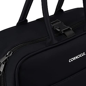Corkcicle Lunch Box and Canteen Bundle Baldwin Boxer Cooler Lunch Box - Black Neoprene; 20 Oz Sport Canteen - Hammerhead Grey